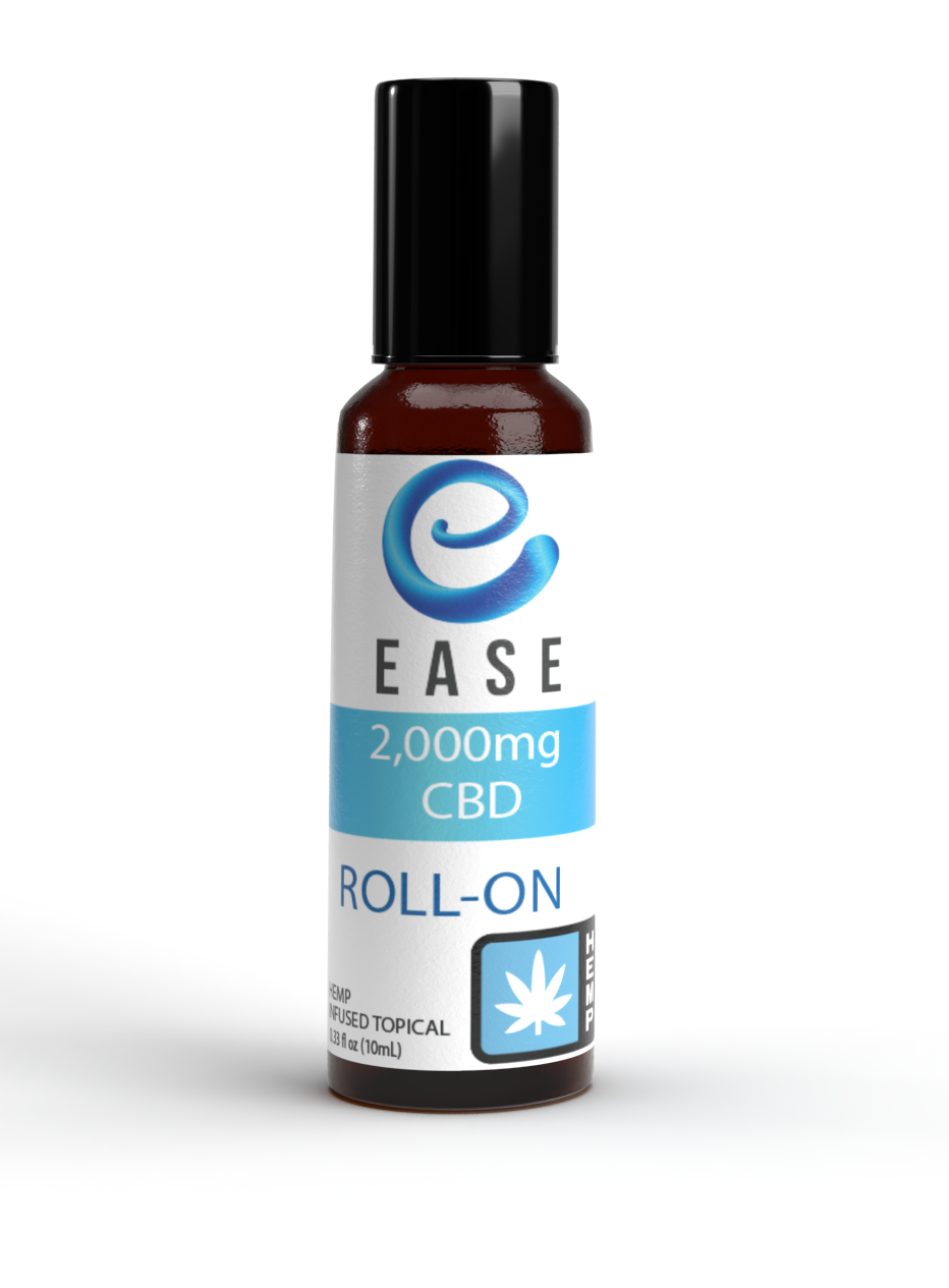 Ease Hemp Roll On - 2,000mg CBD - 10ml | Angel Industries