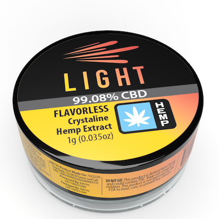 Light Hemp Isolate - CBD - 1g | Angel Industries